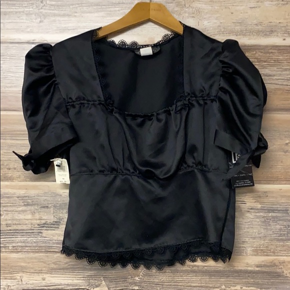 Subculture Array | Tops | Subculture Array Peasant Blouse In Black Nwt ...